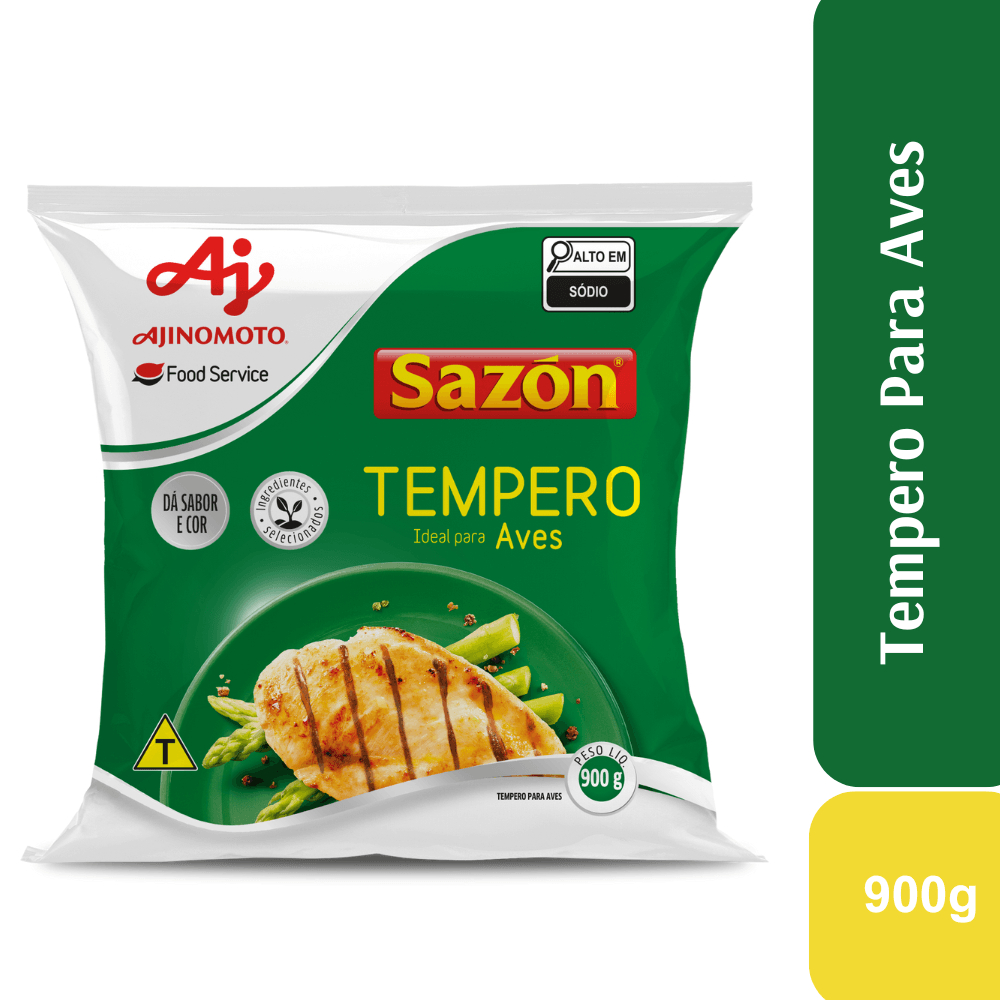 Tempero Em Pó Sazón Profissional Para Frango 900g | Shopee Brasil
