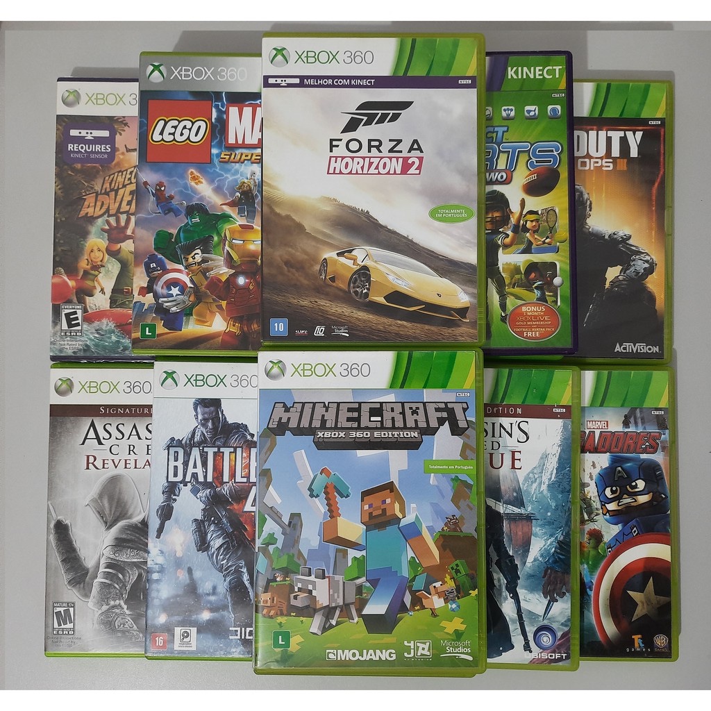 Jogos Xbox 360 Originais Em Mídia Física A pronta entrega | Shopee Brasil