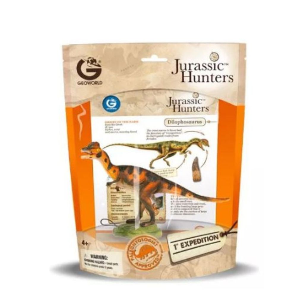 Dinossauro Dilophosaurus Jurassic Hunters Coleção Geoworld | Shopee Brasil