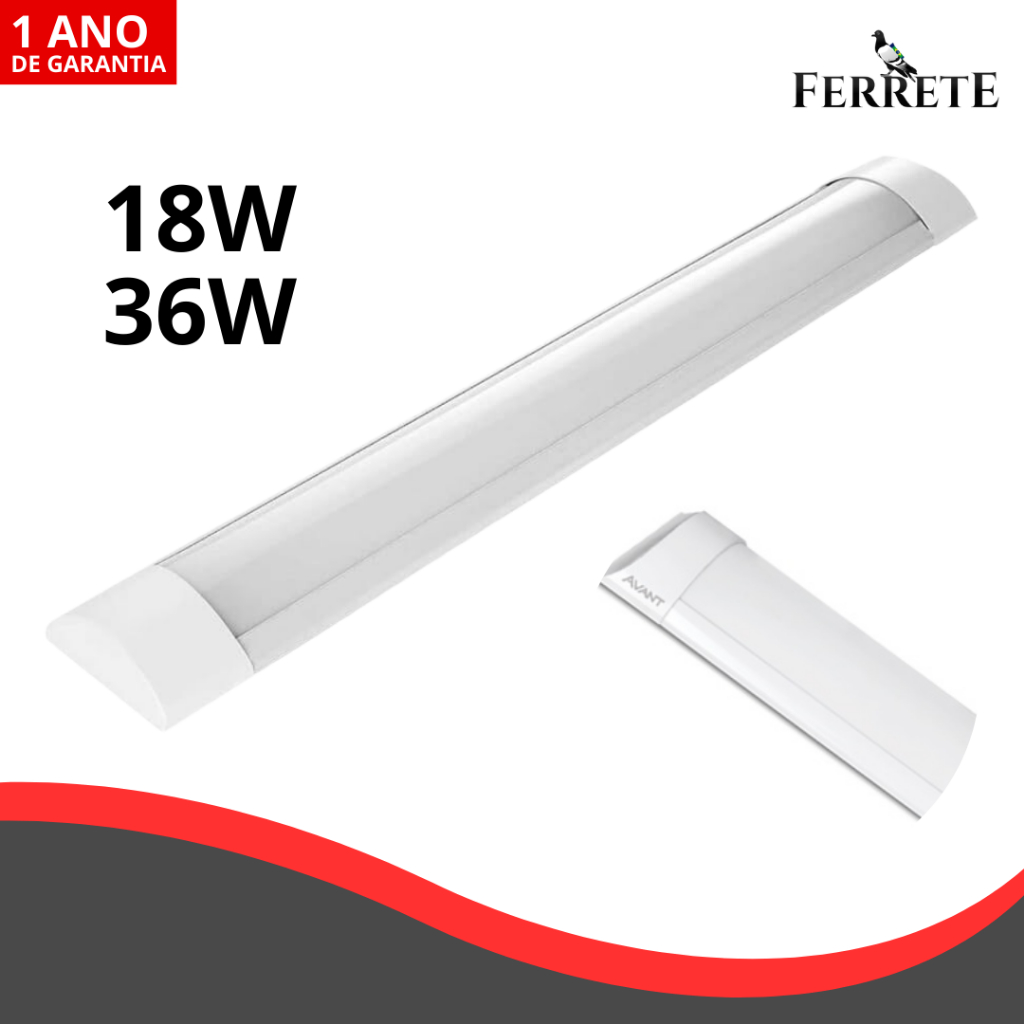 Luminária LED Elegance Fit 18w e 36W - AVANT | Shopee Brasil