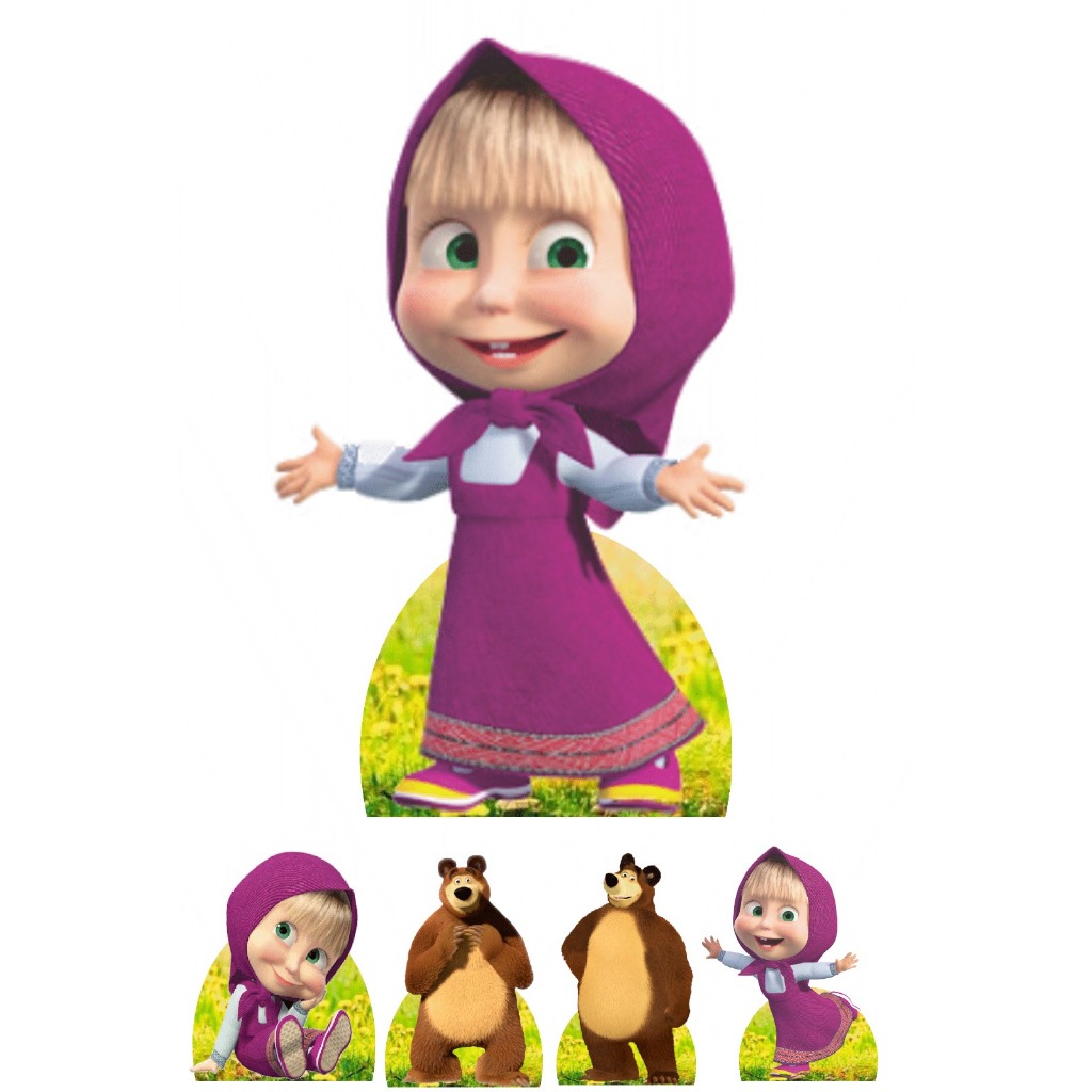 KIT DISPLAY MASHA E O URSO | Shopee Brasil