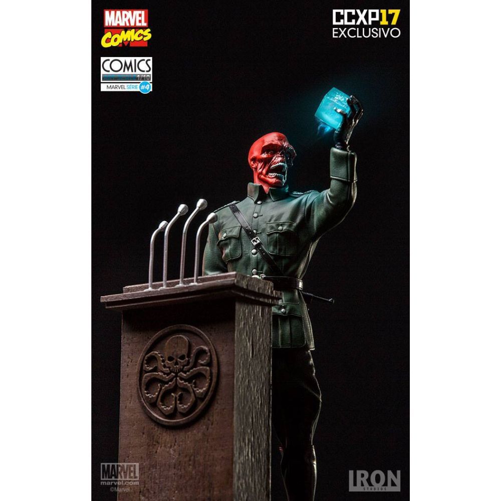 Red Skull Deluxe Art Scale 1/10 - Marvel Comics Iron Studios | Shopee ...