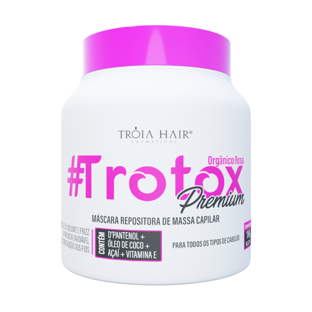 Trotox Orgânico Rosa Premium Sem Formol Tróia Hair 1Kg | Shopee Brasil