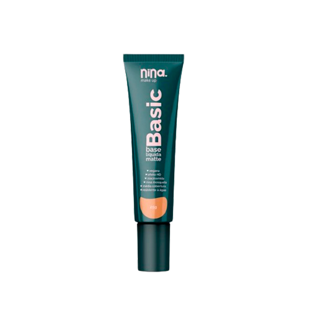 Base Liquida Basic 02 - Nina Makeup | Shopee Brasil