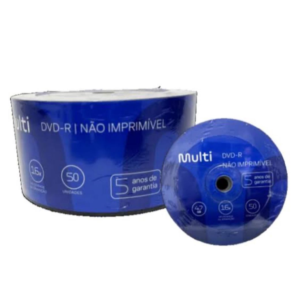 100 Dvd-r Multileser Logo 4.7gb 120 Minutos 16x Original Dvd | Shopee Brasil