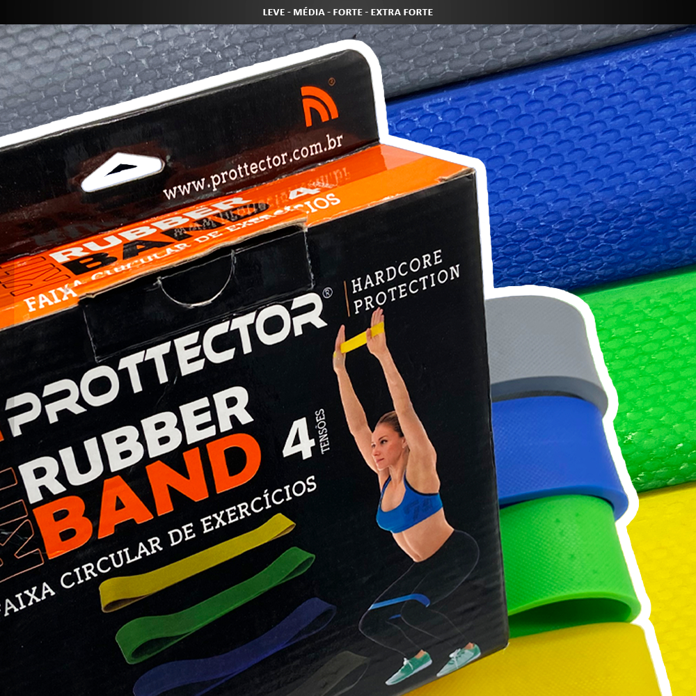 Kit Rubber Band (4 Tensões) Prottector | Shopee Brasil