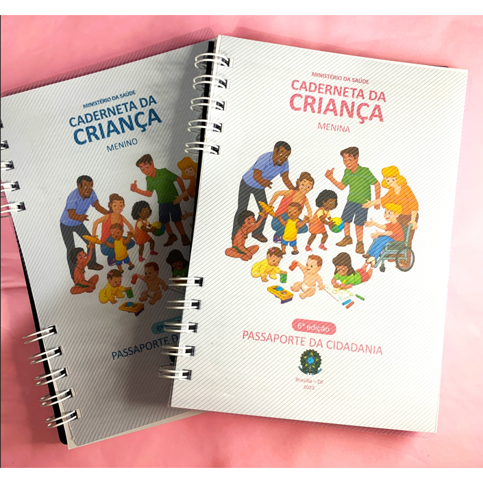 Caderneta de vacinação encadernado caderneta da criança - atualizada ...