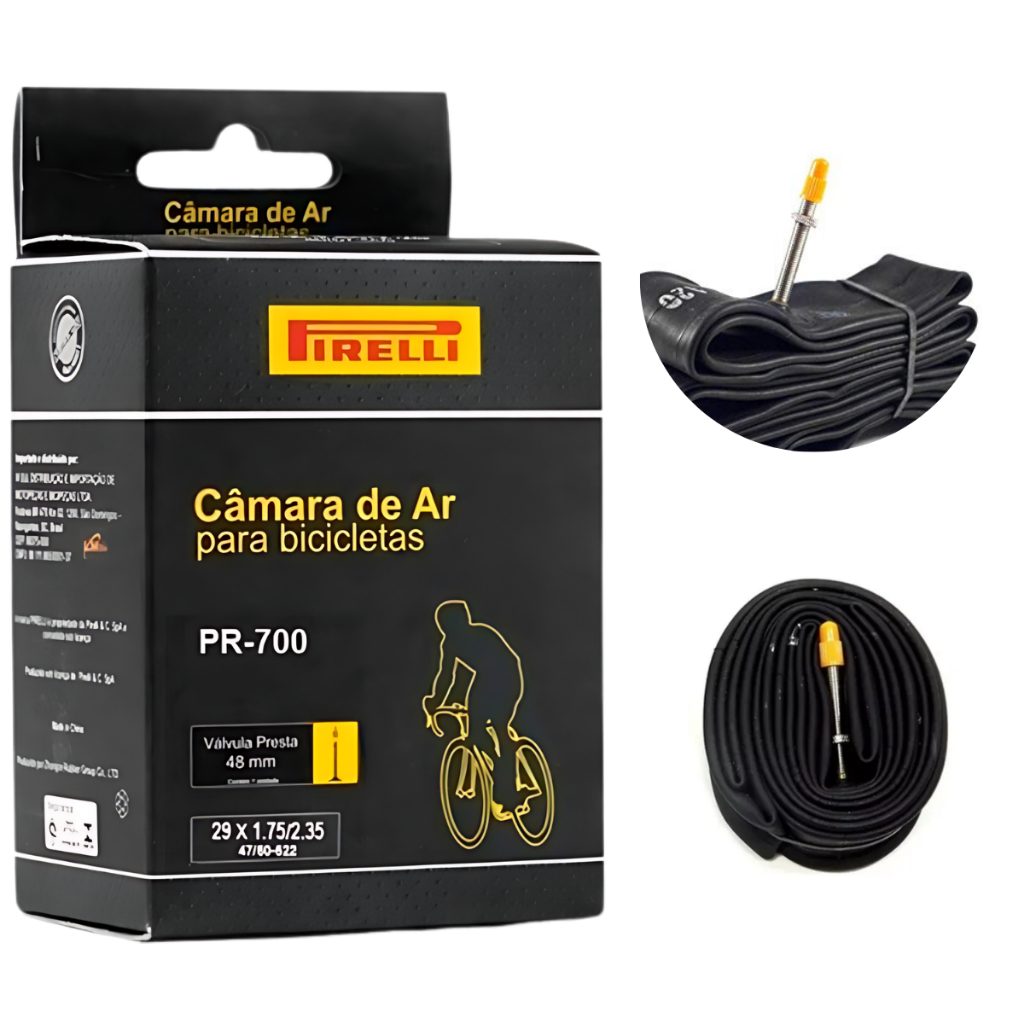 Camara de Ar Speed 700 Pirelli PR-700 700x 28/45c Câmara Bicicleta de Velocidade Camera de Ar ...