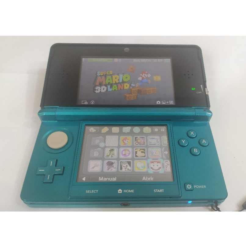 Nintendo Old 3ds Aqua Blue na Caixa + Cartão 64 GB com Jogos (Produto ...