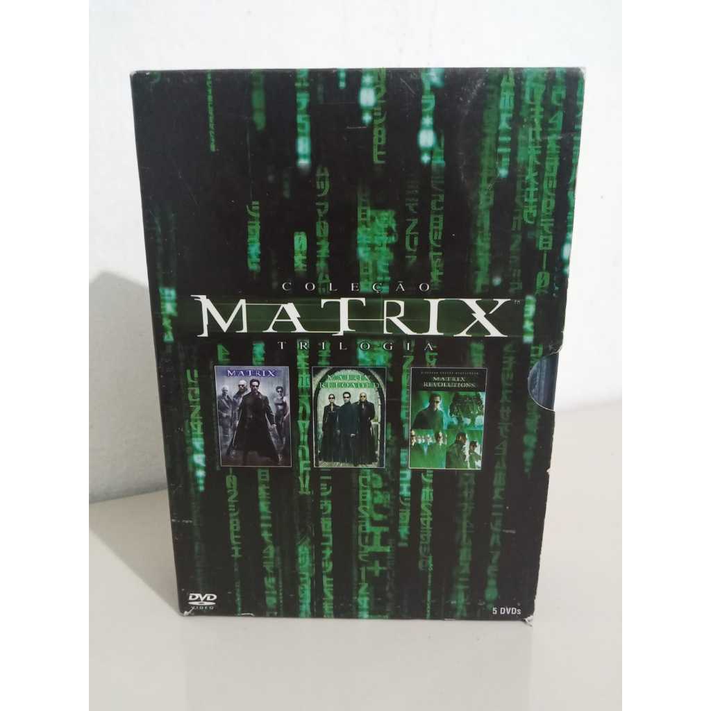 Coleção Trilogia Matrix (3 DVDs) | Shopee Brasil