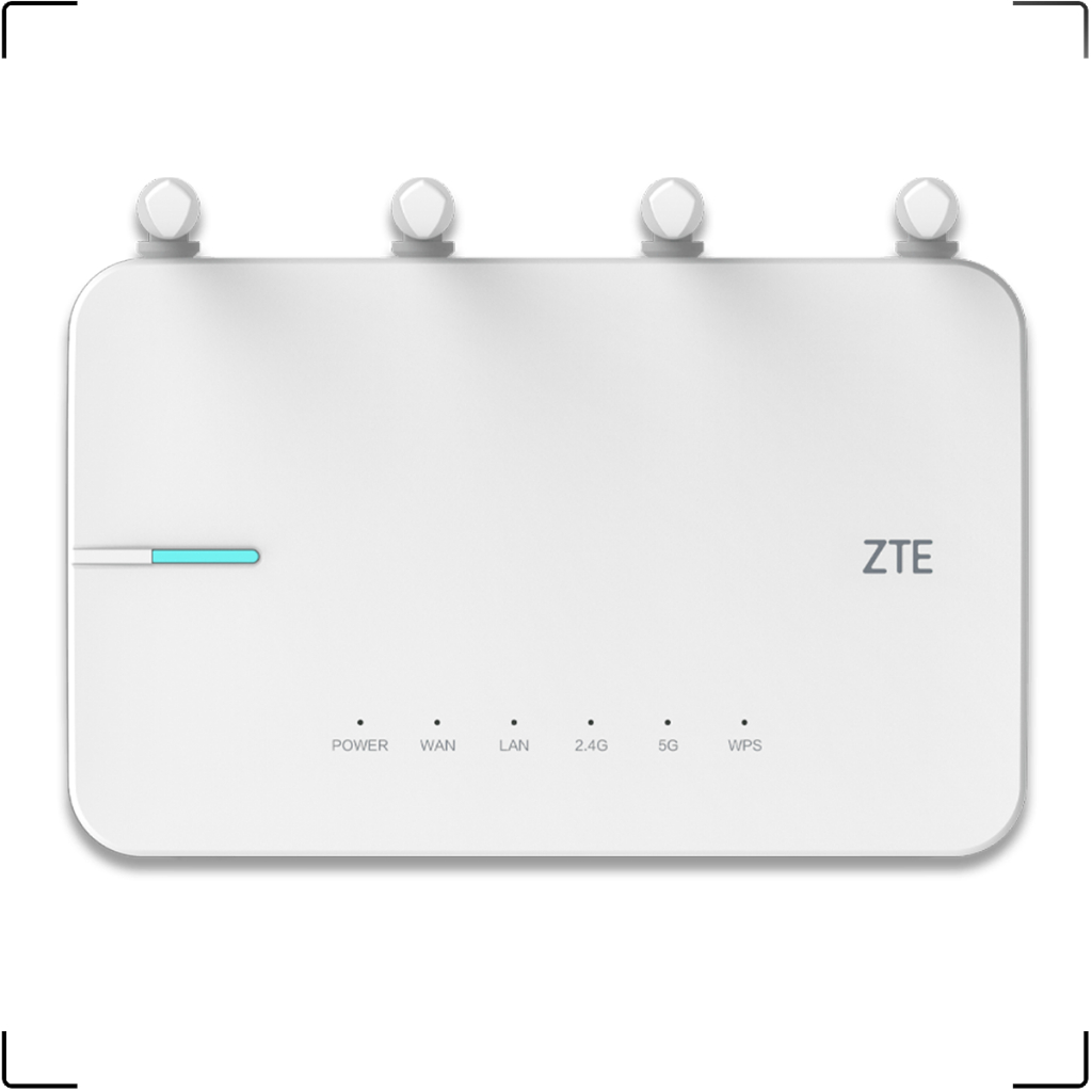 Roteador Zte Mesh Zxhn H199a Dual Band 2g/5ghz Semi-Novo C/ Fonte E ...