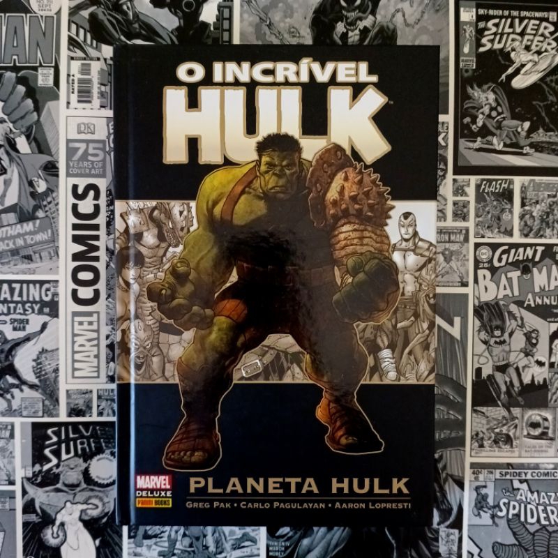 HQ - O Incrível Hulk - Planeta Hulk (MARVEL DELUXE) - QUADRINHOS ...
