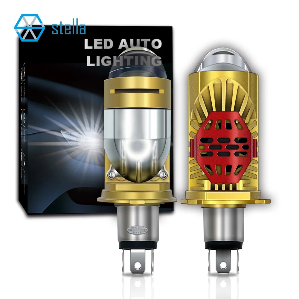 Lâmpada H4 DUPLO PROJETOR GOLD Super Carro Moto Caminhão 12v 24v COM ...