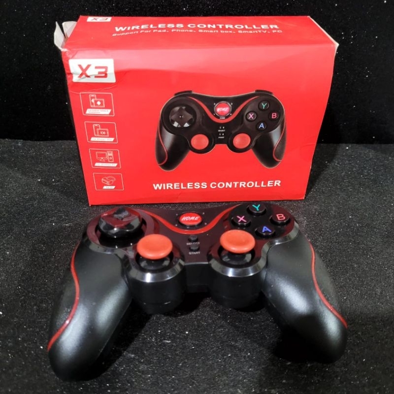 Controle X3 sem fio Bluetooth Gamepad controlador de jogos para ...