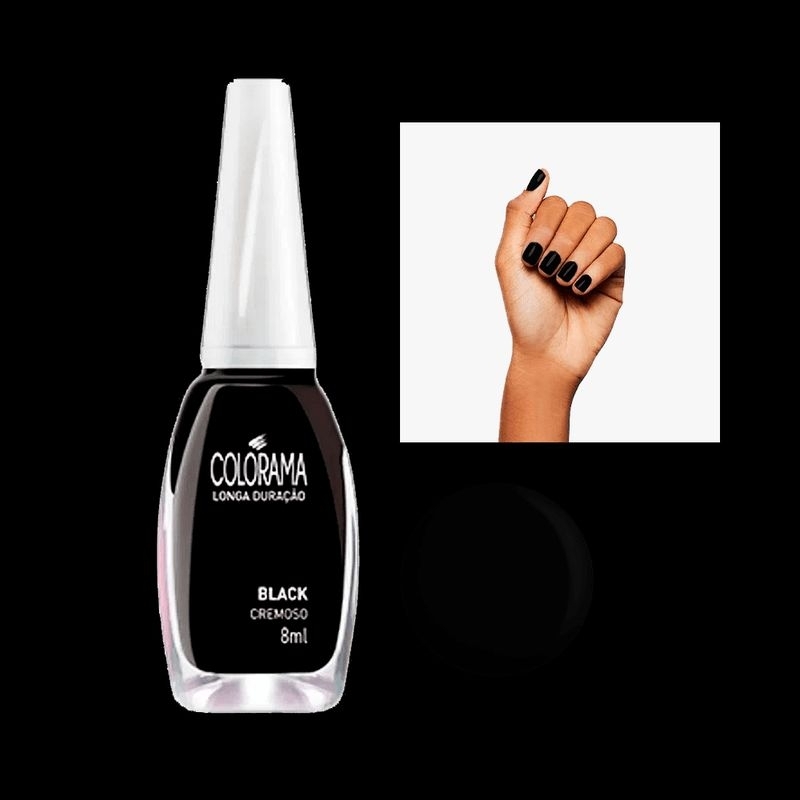 ESMALTE COLORAMA "BLACK" | Shopee Brasil