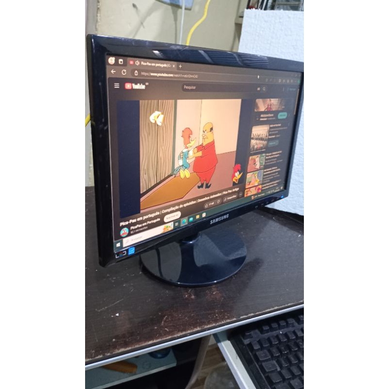 MONITOR DE LED MODELO SYNCMASTER S19B300, tela de 19 POLEGADAS. | Shopee Brasil