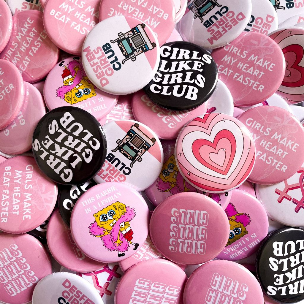 Bottons - Girls Like Girls - Lésbica Sáfica Desfem Tomboy | Shopee Brasil