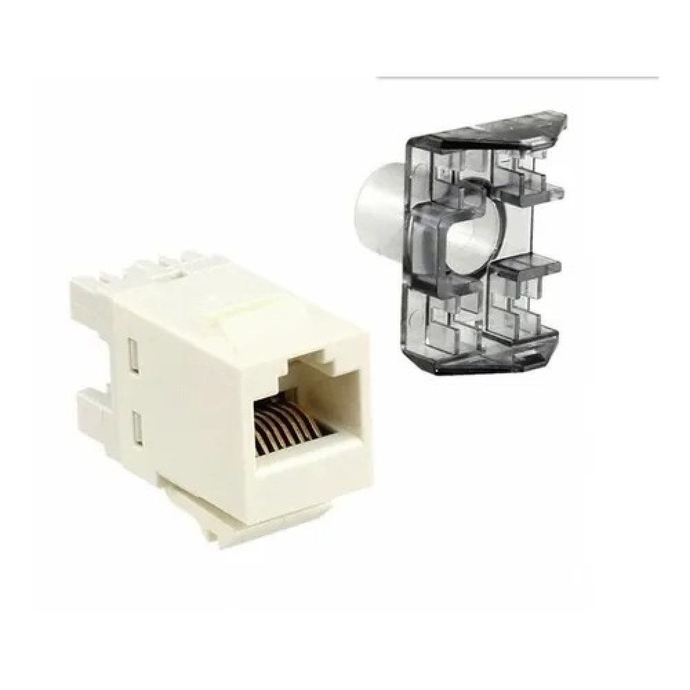 JACK RJ-45 FEMEA CAT.6 SL BRANCO 568-A/B - COMMSCOPE (KIT 10 UNIDADES ...