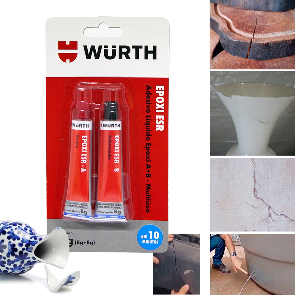 SUPER COLA (TIPO SUPER BONDER EPOXI) ESR COLA RAPIDO 10 MINUTOS ADESIVO ...