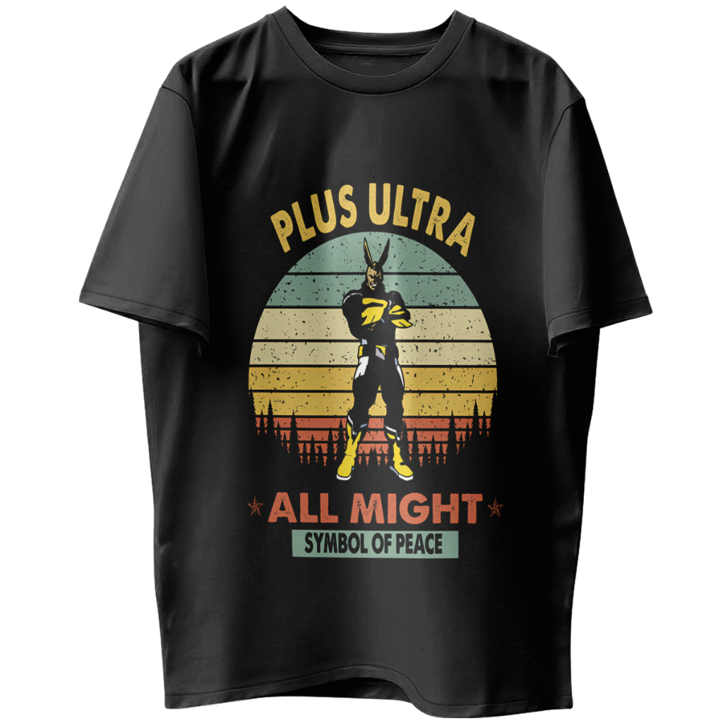 Camiseta Unissex My Hero Academia All Might Mha2 | Shopee Brasil