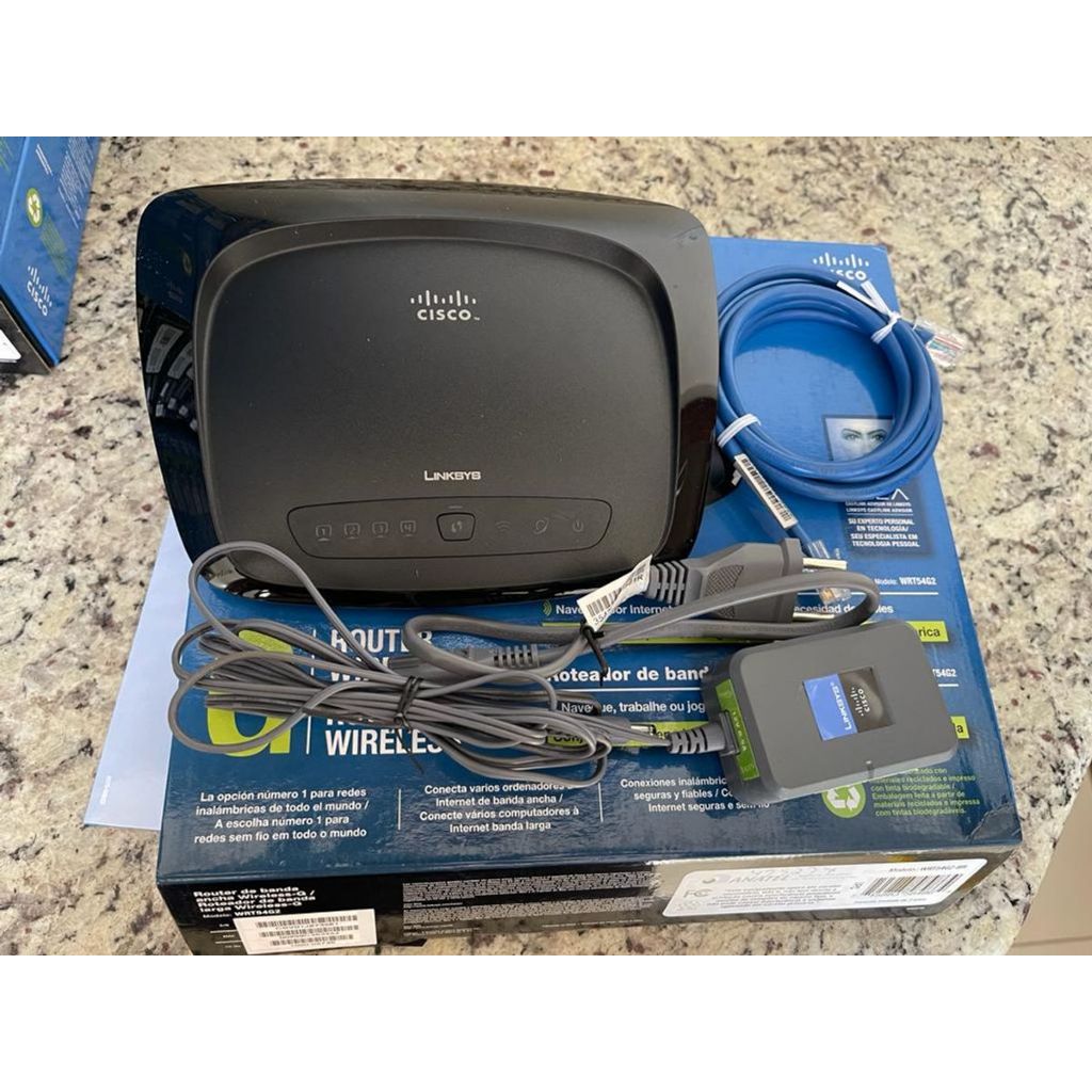 Roteador Wireless Cisco Linksys Wrt54g2 Semi Novo | Shopee Brasil