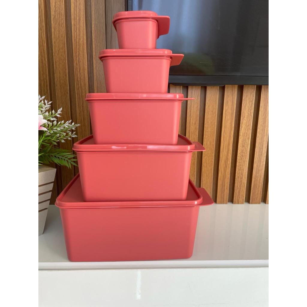 tupperware basic line kit 5 peças | Shopee Brasil
