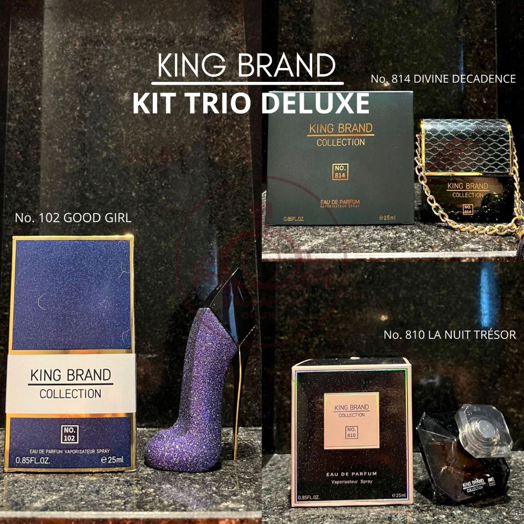 KIT PERFUMES KING BRAND COLLECTION | Shopee Brasil