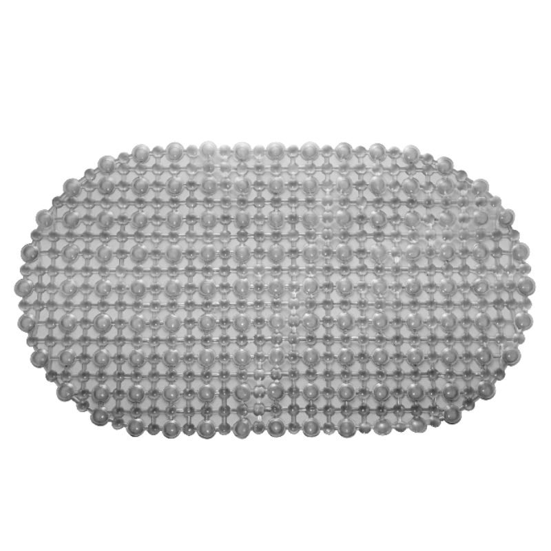 Tapete de pvc com antiderrapante para banheiro cinza 63x35 cm | Shopee ...