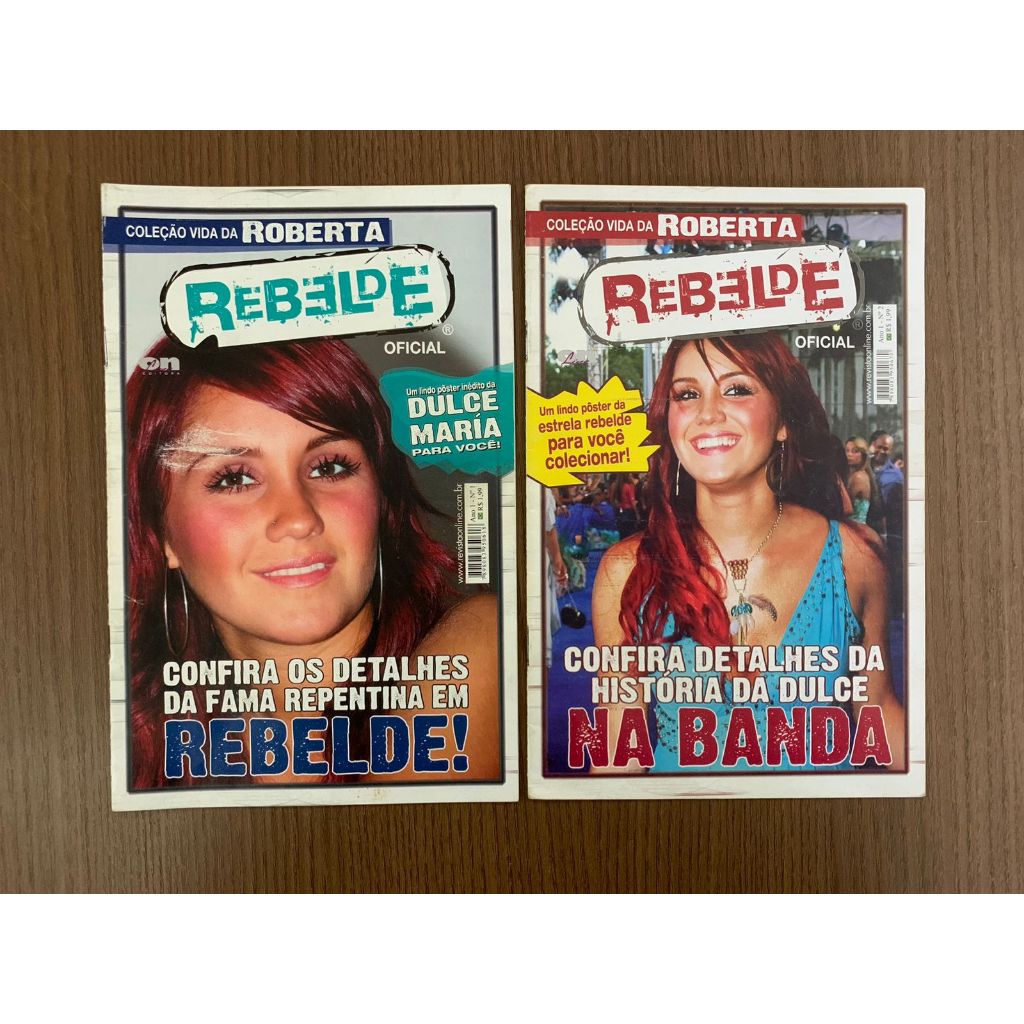 Revista Coleção Vida da Roberta Rebelde Oficial RBD | Shopee Brasil