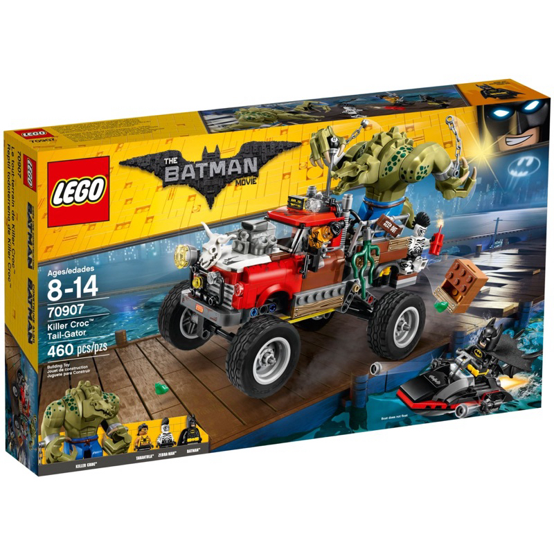 Lego Batman the movie 70907 Killer Croc Tail-Gator 460 pcs novo Lego ...