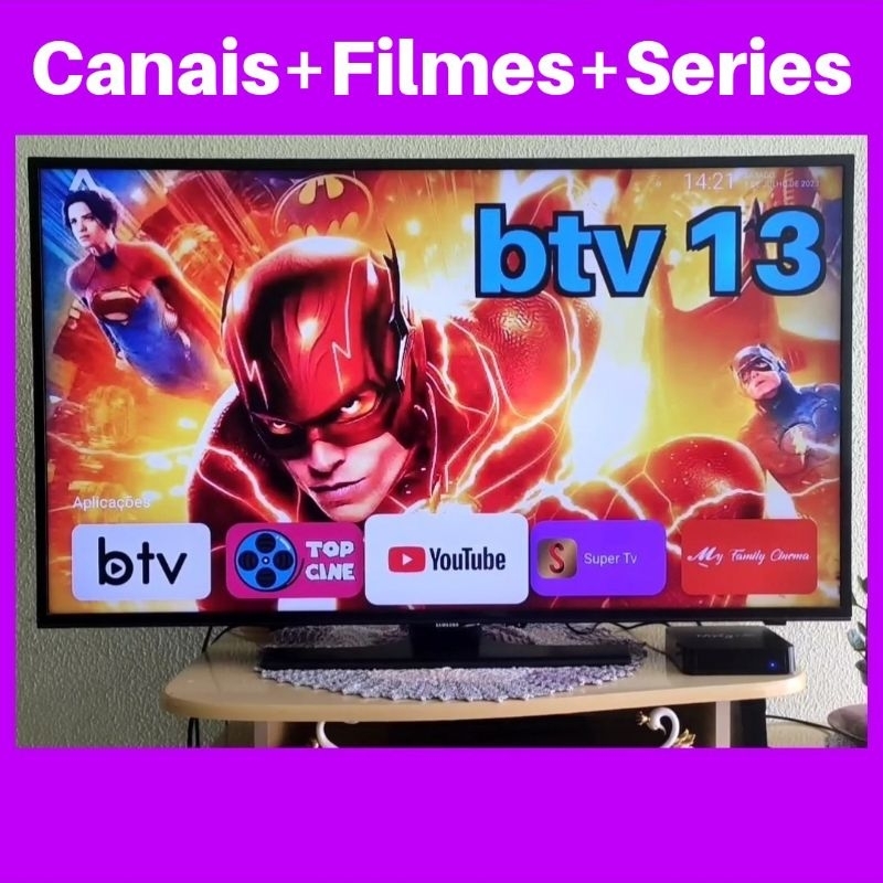 Smart Box Tv 4k Top Vitalicio Sistema ʙᴛᴠ B13 Atualizado 5G | Shopee Brasil
