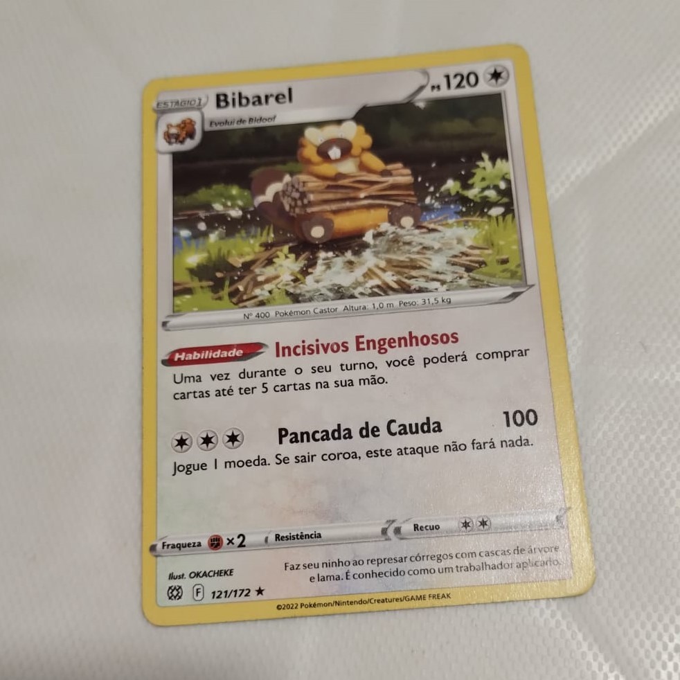 Carta Pokemon - Bibarel - Estagio 1 | Shopee Brasil
