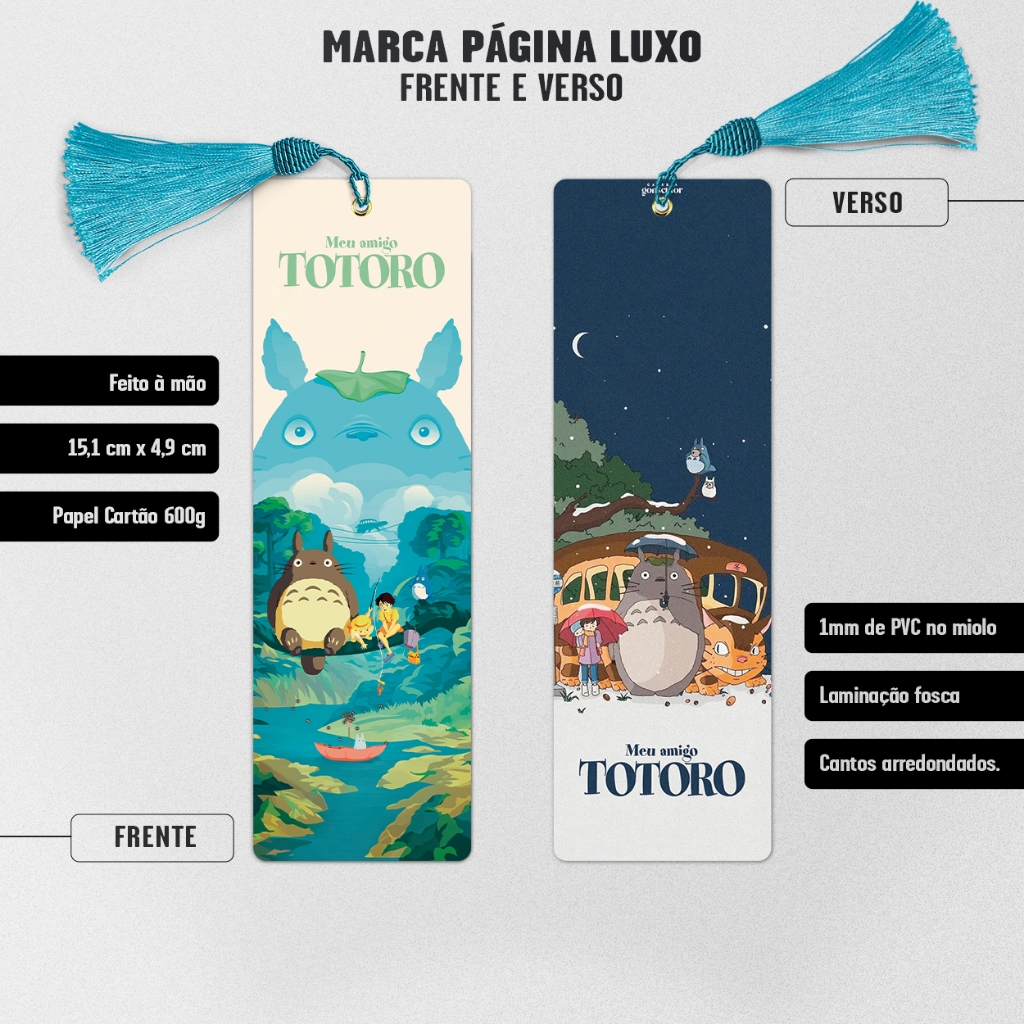 Marcador de Página - Meu Amigo Totoro Studio Ghibli | Shopee Brasil