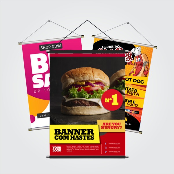 Banner Personalizado 1,50 x 1,00m Alta Resolução | Shopee Brasil
