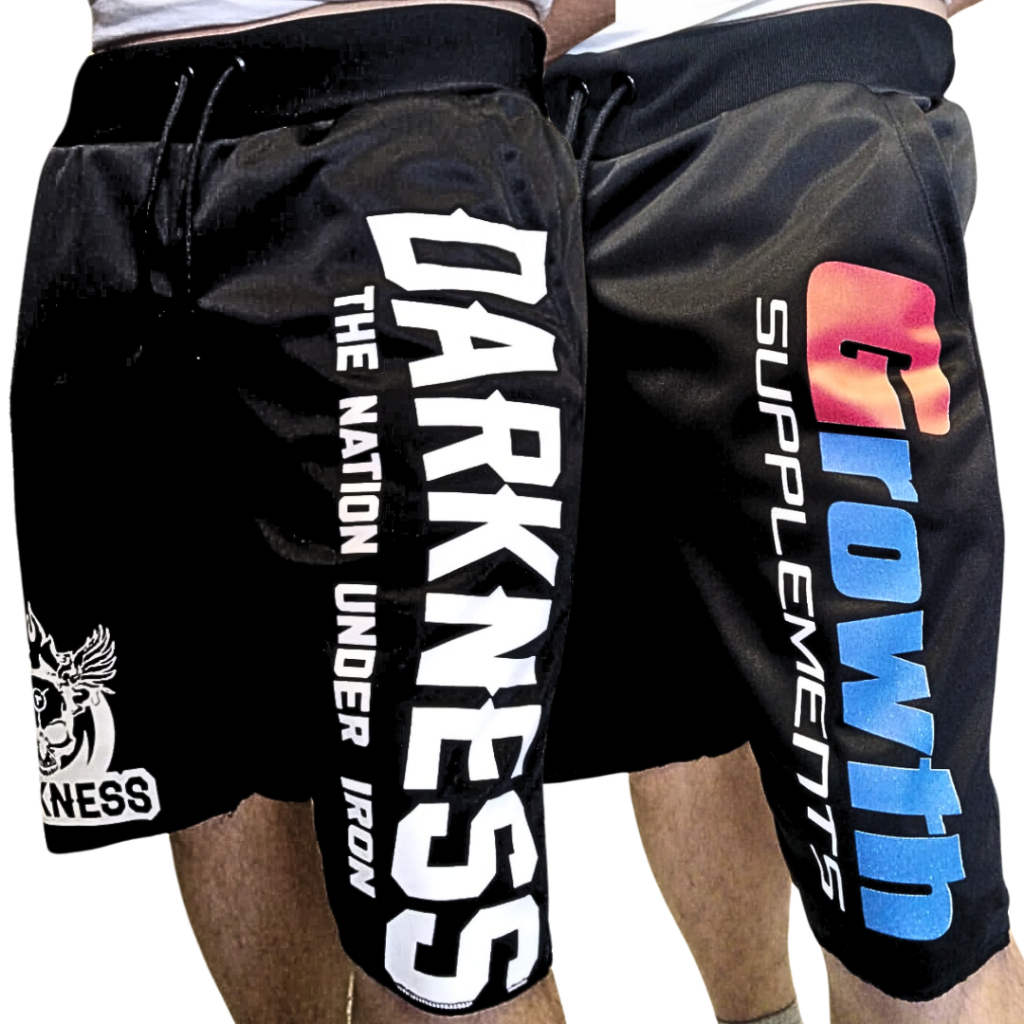 Kit 2 Peças Bermudas Growth + Darkness Fitness Para Treino Academia ...