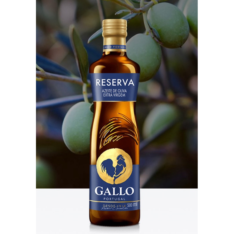 AZEITE DE OLIVA GALLO RESERVA EXTRA VIRGEM 500ML | Shopee Brasil