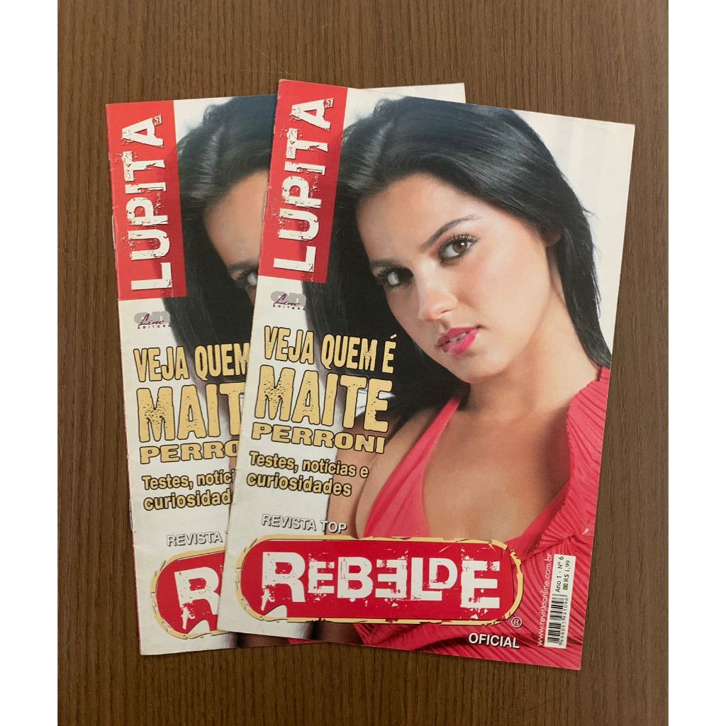 Revista Top Rebelde Oficial RBD nº 6 - Lupita - Maite Perroni | Shopee ...