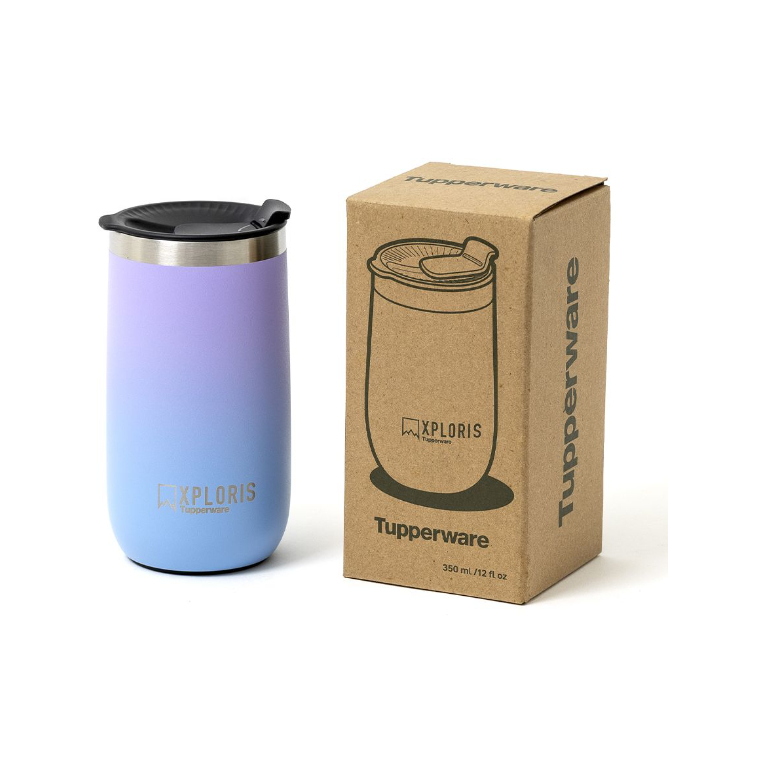 Tupperware Copo Térmico Xploris 350ml Denali | Shopee Brasil
