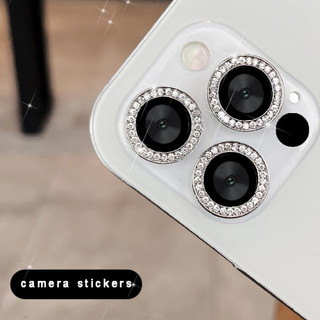 Kit Películas Lente Câmera Brilho brilhante Para iPhone Strass XR/11/12 ...