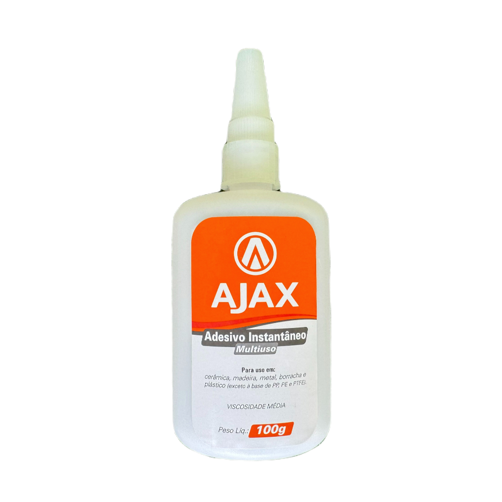 Cola Instantânea Adesiva Multiuso 100g Ajax | Shopee Brasil