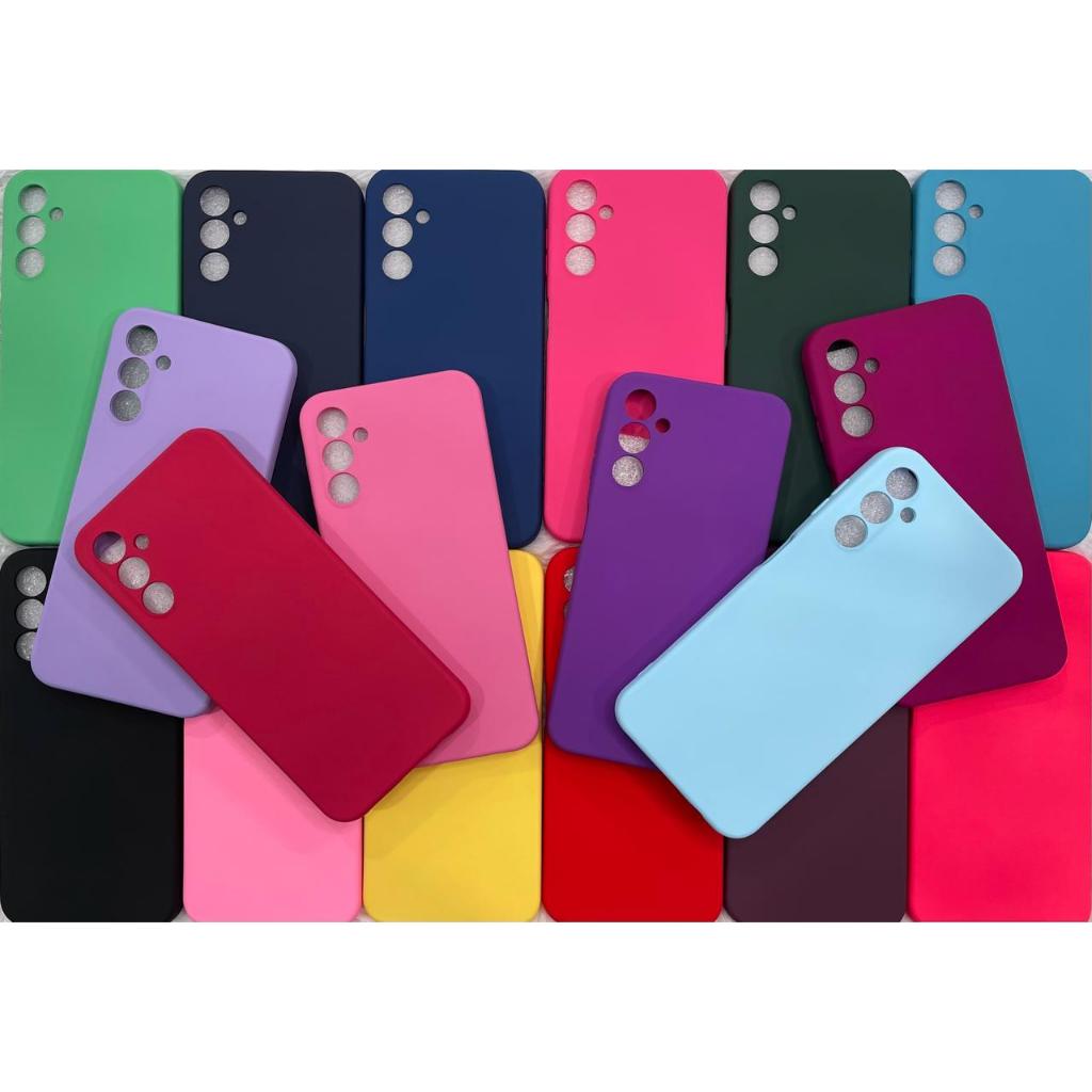 Kit Capa de Celular - A14 4G/5G - Capa Capinha Protetora Samsung Silicone Aveludado Capinha Case ...