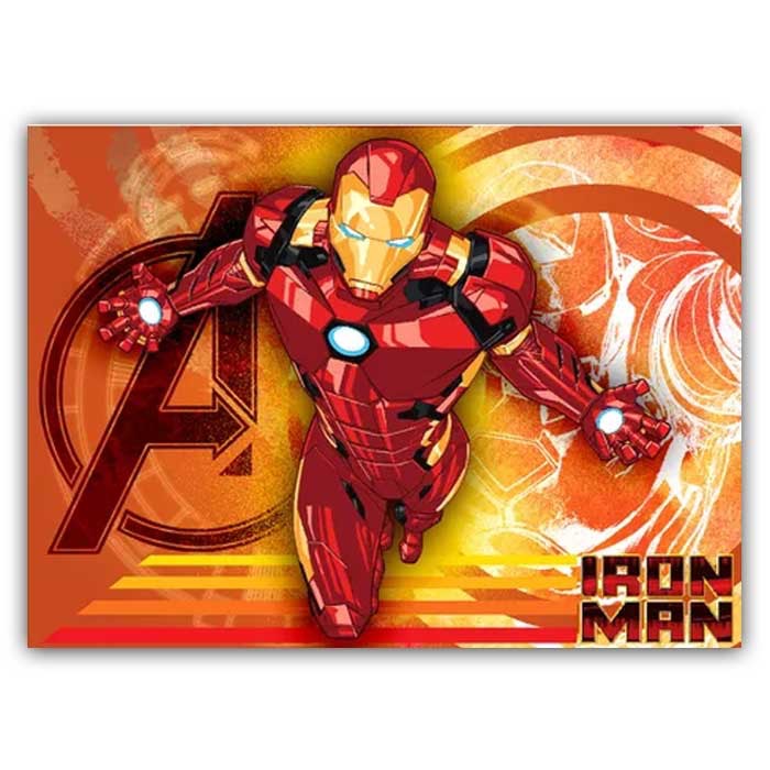 Homem de Ferro Vingadores Painel Gigante TNT Festa Aniversário 1,40m x ...