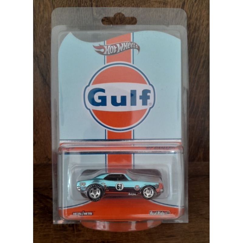 Hot Wheels 67 Camaro Gulf RLC Red Line Club | Shopee Brasil