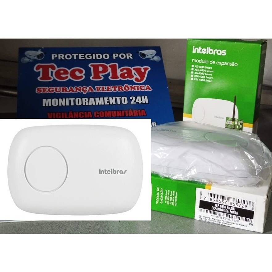 Modulo De Expansao De Zona Xez 4008 Smart Intelbras | Shopee Brasil