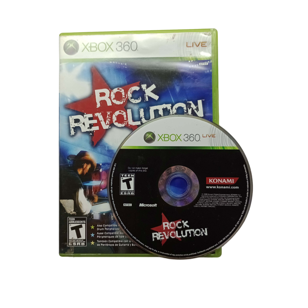 Xbox 360 Midia Fisica Rock Revolution Shopee Brasil