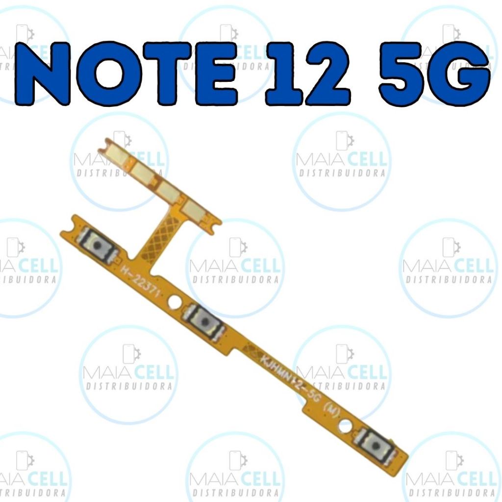 Flex Botão Power Volume Compatível Redmi Note 12 5G | Shopee Brasil