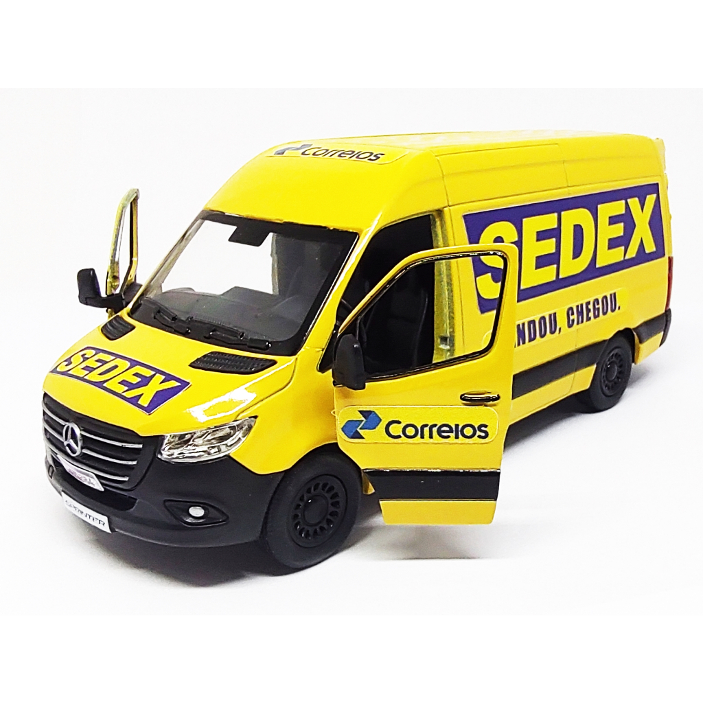 Miniatura Van Sprinter Correios Sedex 1/48 12 cm | Shopee Brasil