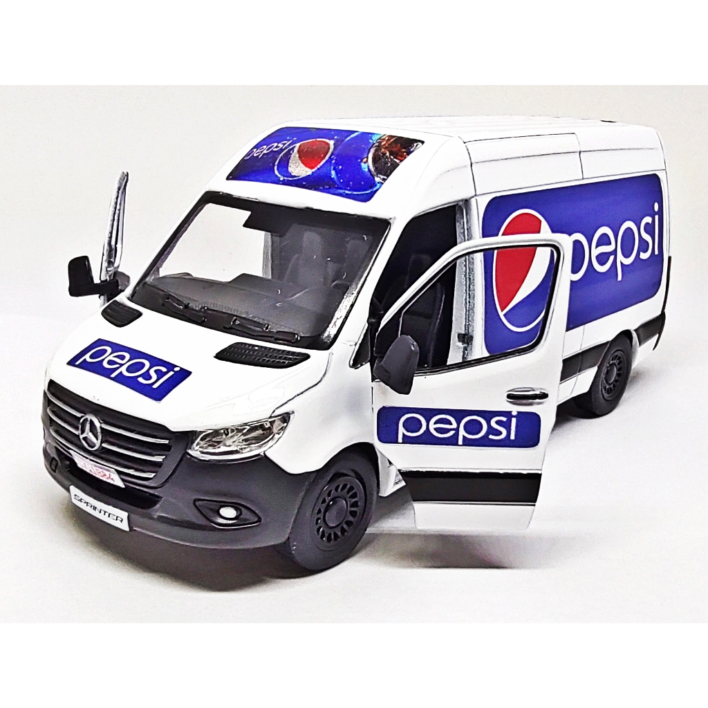 Miniatura Van Sprinter Pepsi 1/48 12 cm | Shopee Brasil