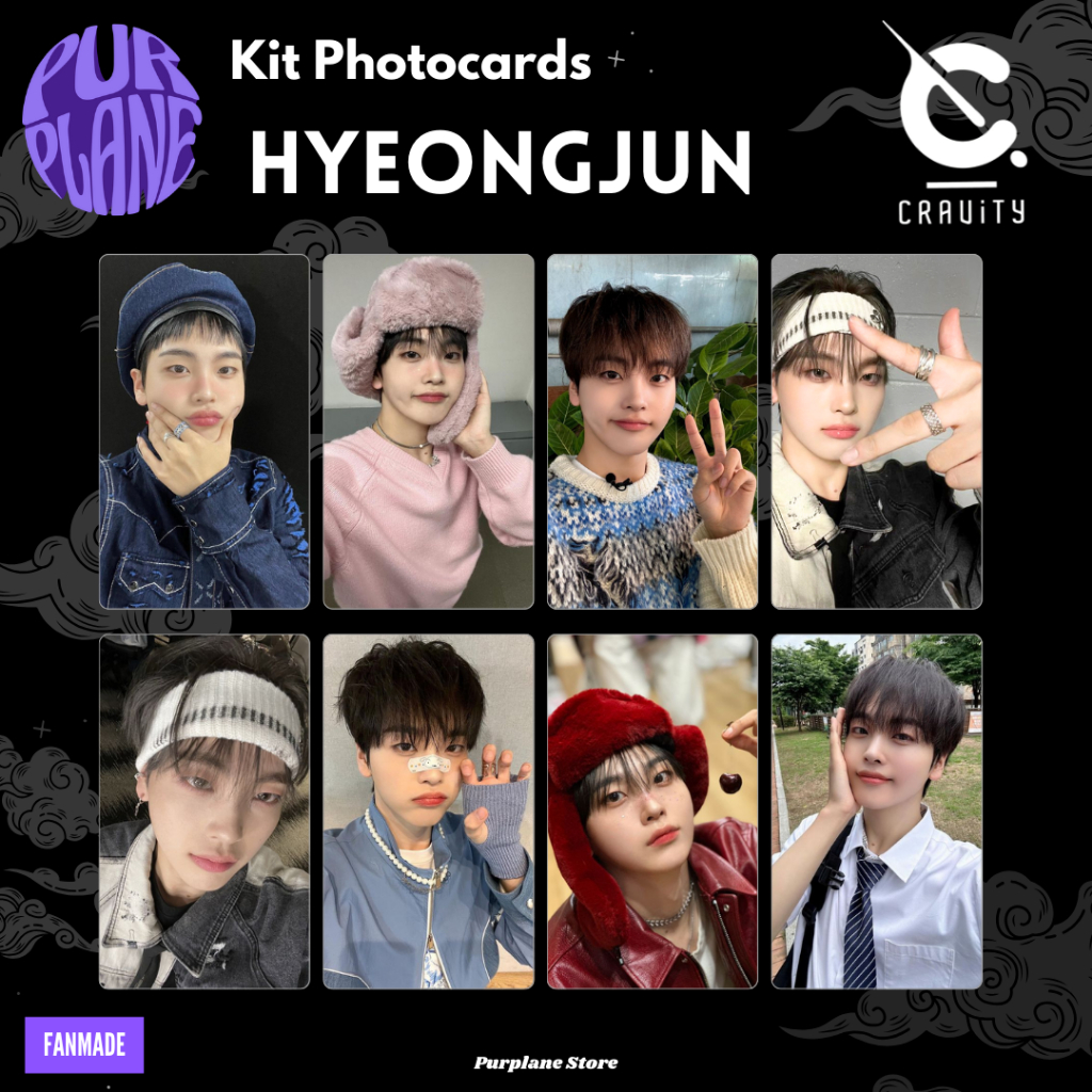 Photocards CRAVITY Membros OT9 Kpop Fanmade | Shopee Brasil