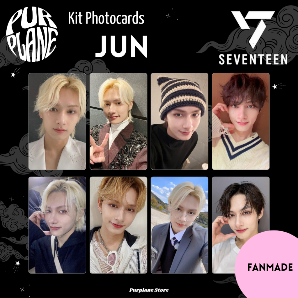 Jun Selca Photocards Seventeen Kpop Fanmade | Shopee Brasil